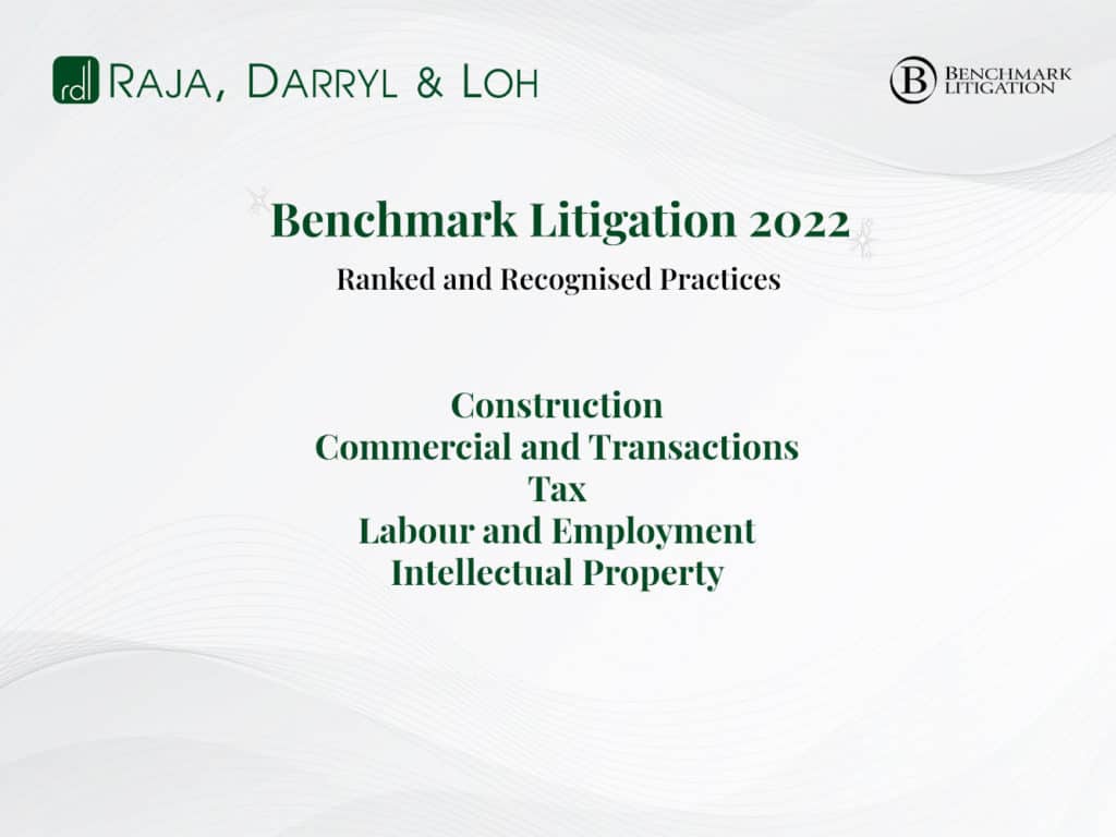 Benchmark Litigation 2022: Ranked and Recognized Practices - Raja ...
