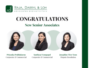 Congratulations New Senior Associates - Raja, Darryl & Loh