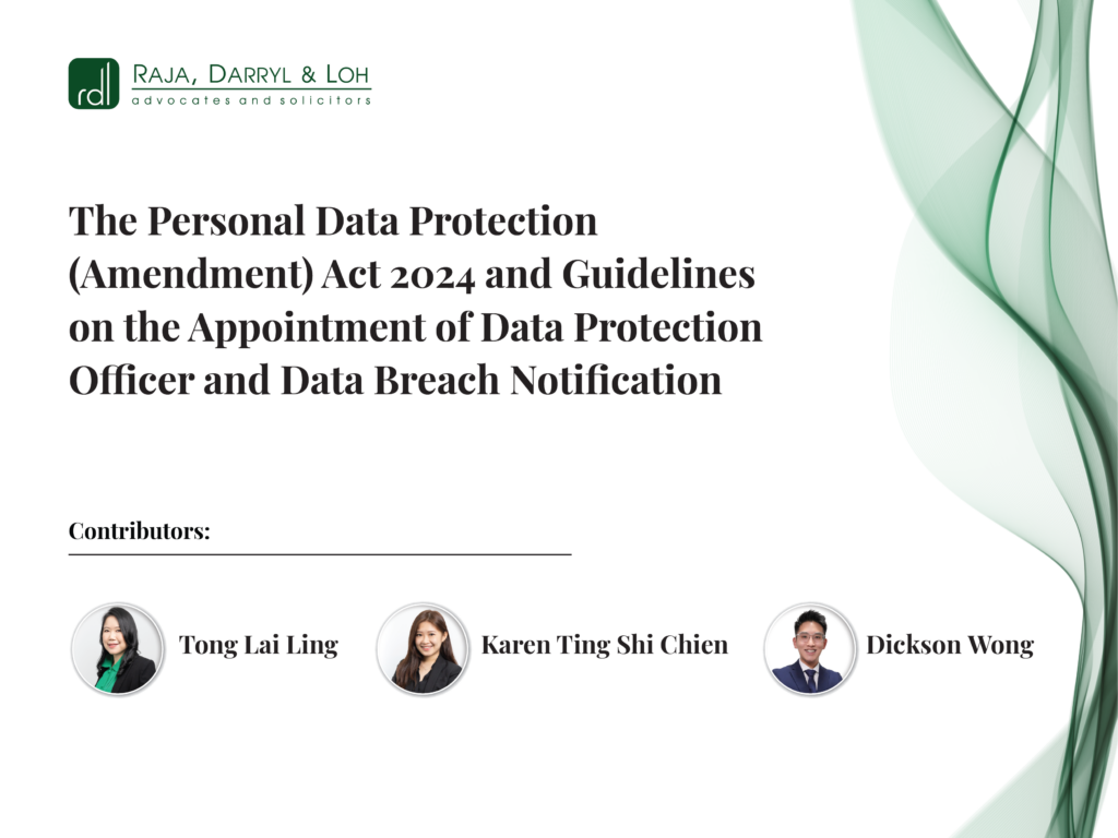 The Personal Data Protection (Amendment) Act 2024 and Guidelines on the ...