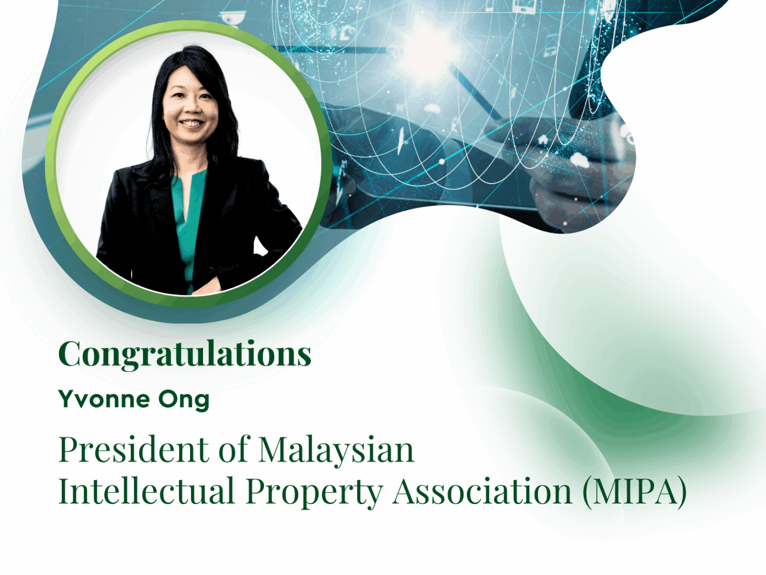 Yvonne Ong Elected MIPA President - Raja, Darryl & Loh